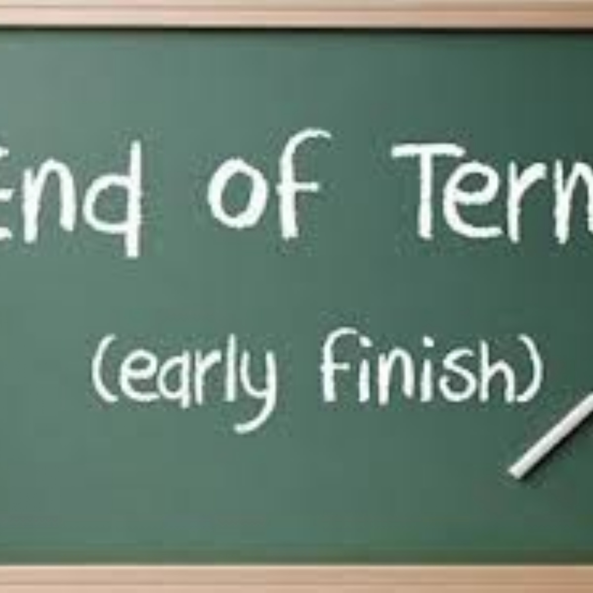 New Generation Schools Trust - Early school finish at 1:30pm this Friday